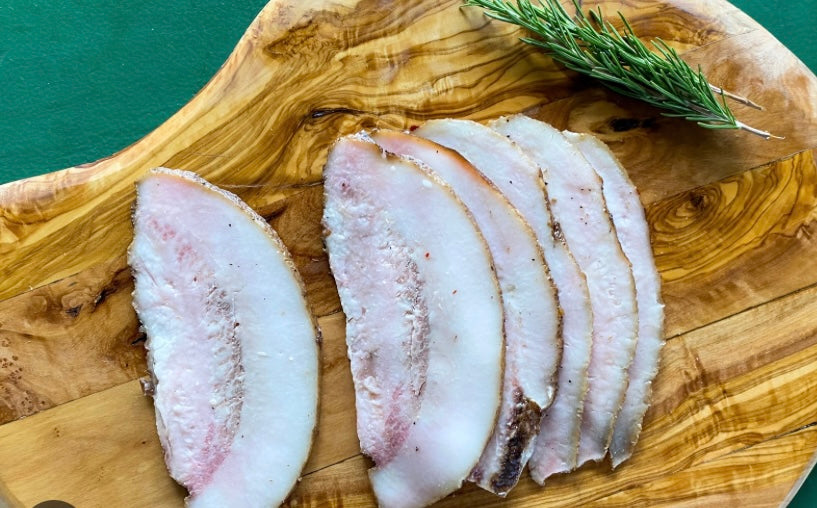 Jowl Bacon, Cured 1# pkt – Eggleston Farm Fresh Foods