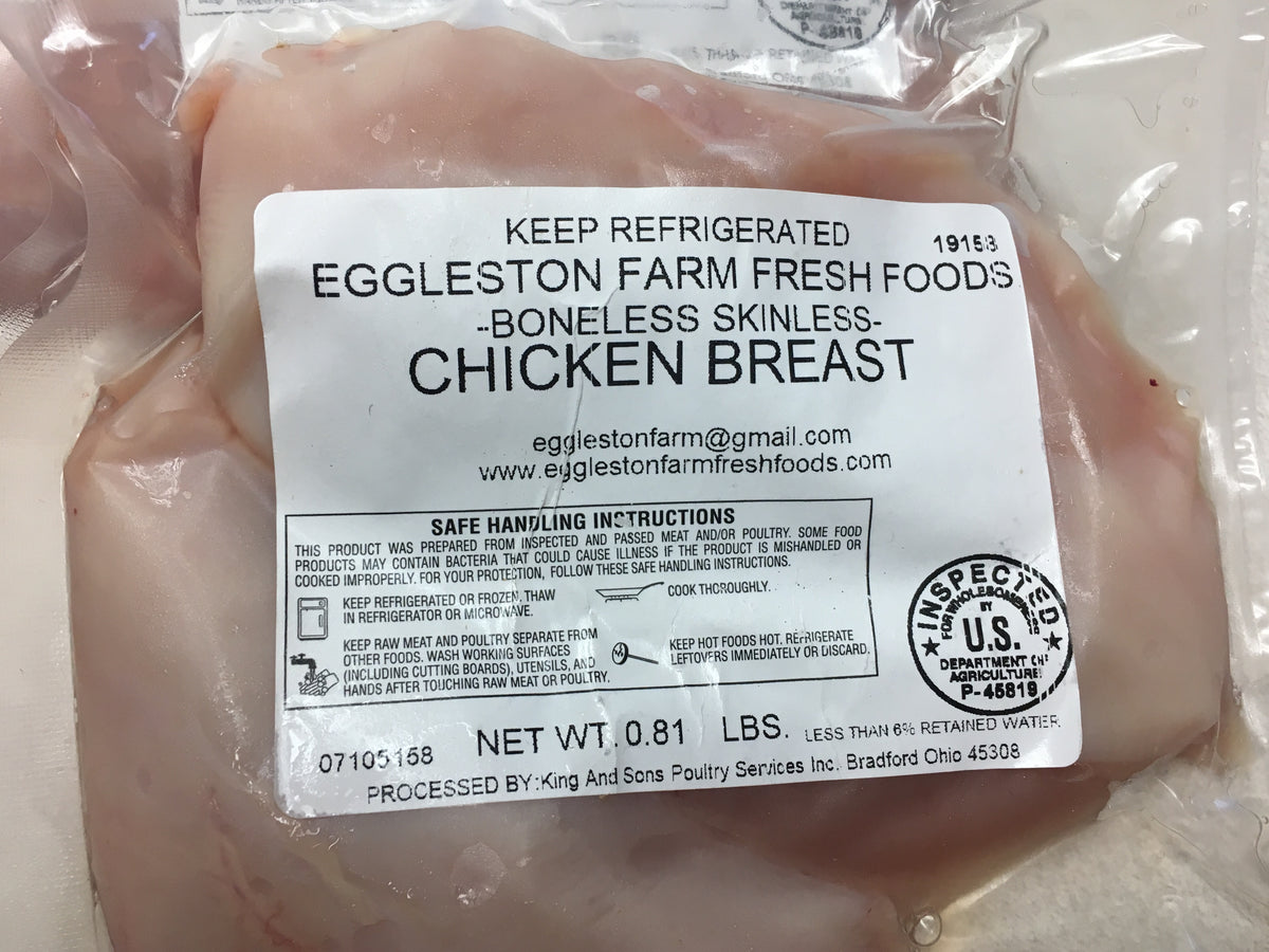 Pasture Raised, Non GMO, Chicken Breast 2pk Skinless, Boneless Pasture ...